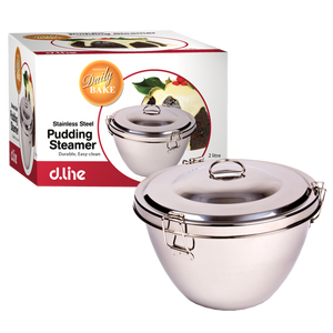 Daily Bake Stainless Steel Pudding Steamer 2L