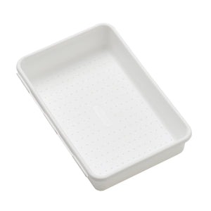 Madesmart Small Wide Interlocking Bin 23.5 x 15.9 x 4.9cm - White