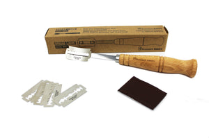 Brunswick Bakers Curved Bread Lame With Wooden Handle